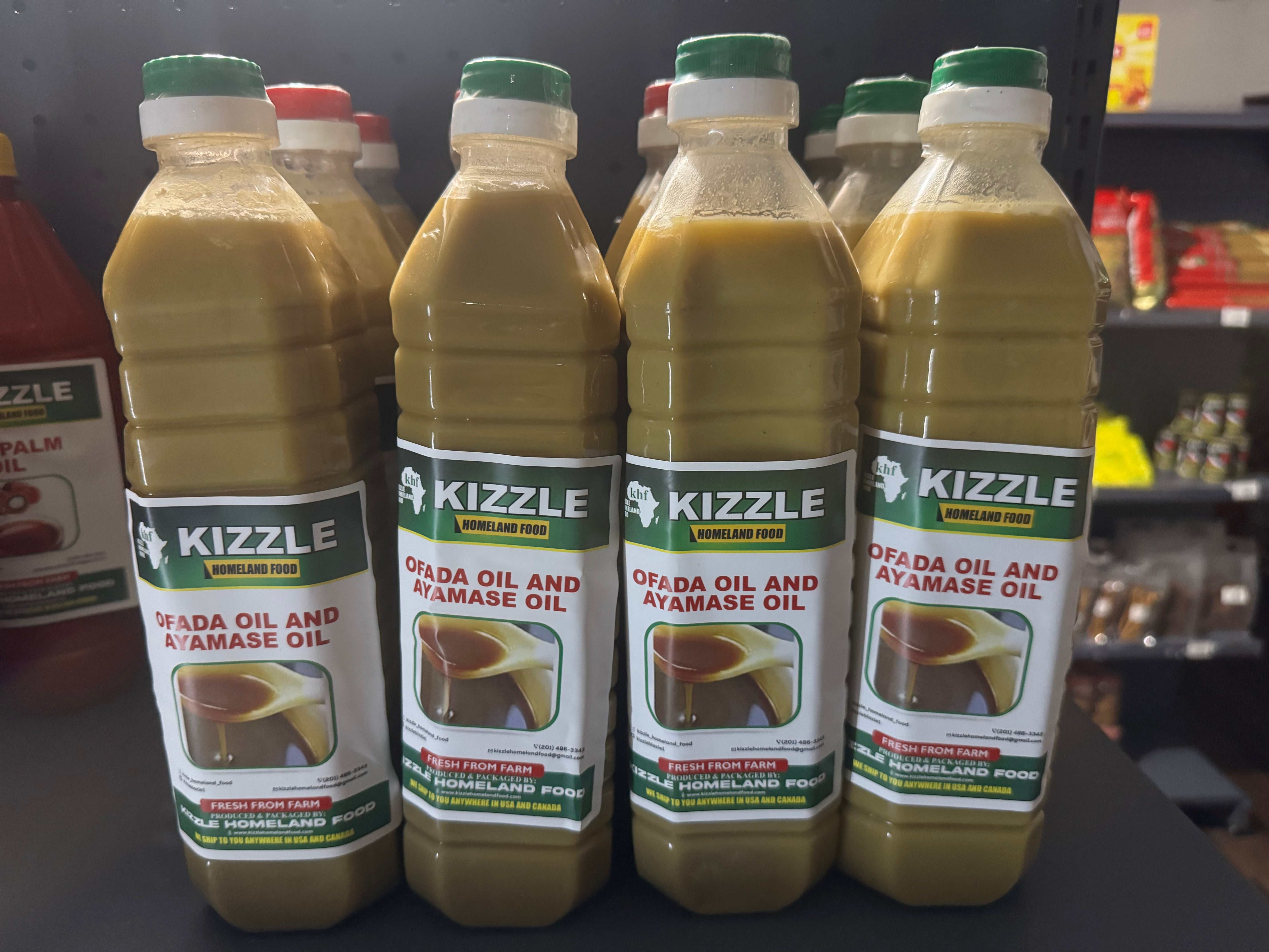Bleached Oil [Ofada Oil] By KHF – KizzleHomeLandFoodLLC