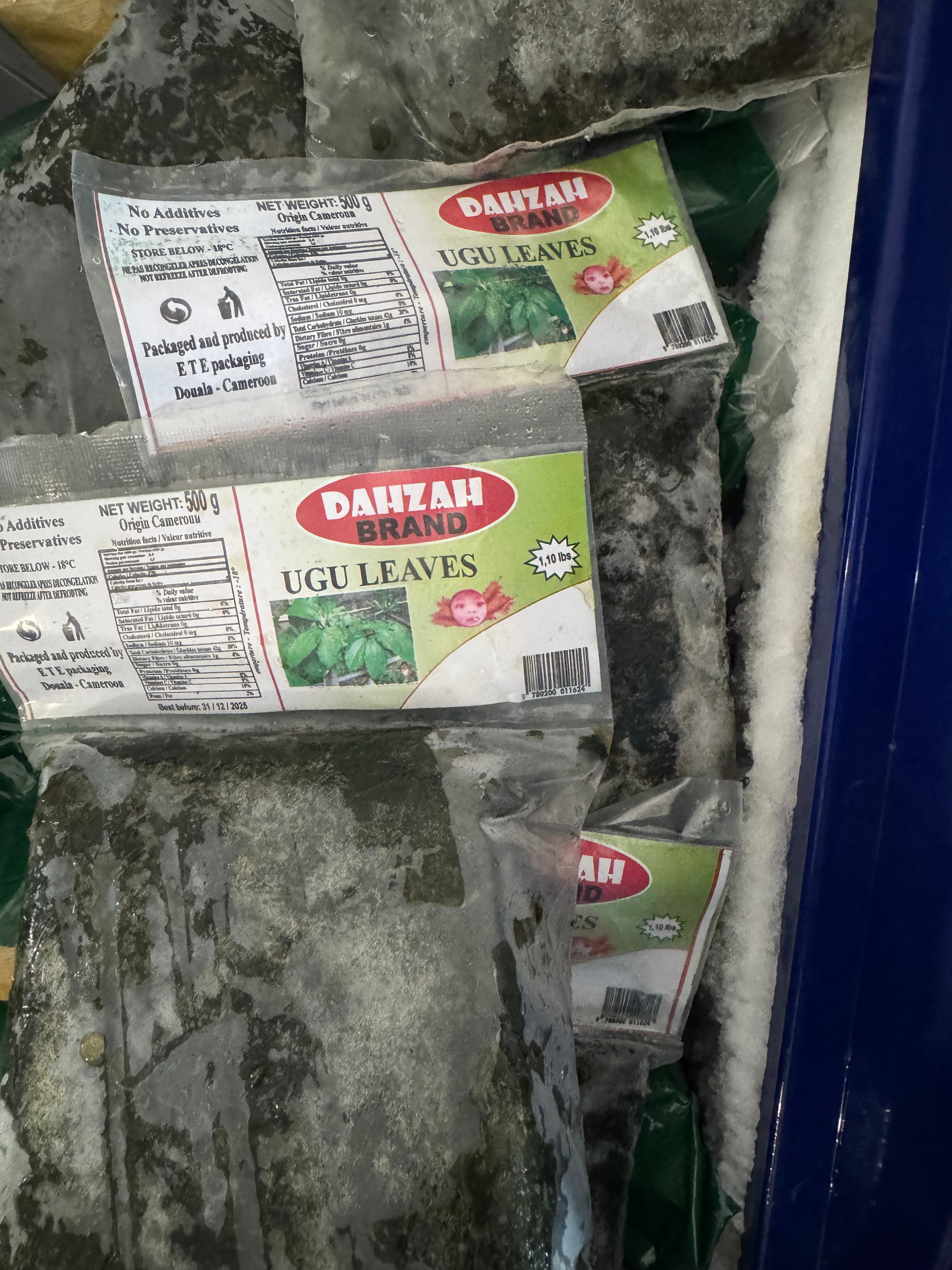 Dahzah Brand Ugu Leaves – KizzleHomeLandFoodLLC
